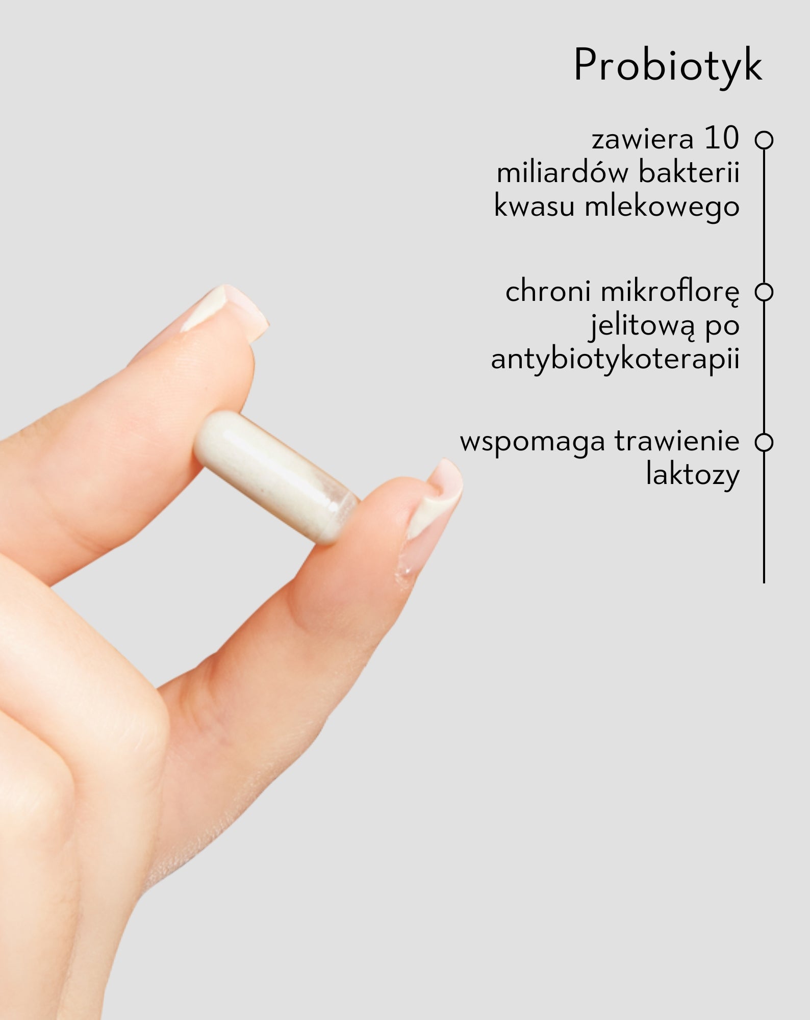 Probiotyk z 10 mld bakterii kwasu mlekowego i błonnikiem PRO 10 BIOTIC