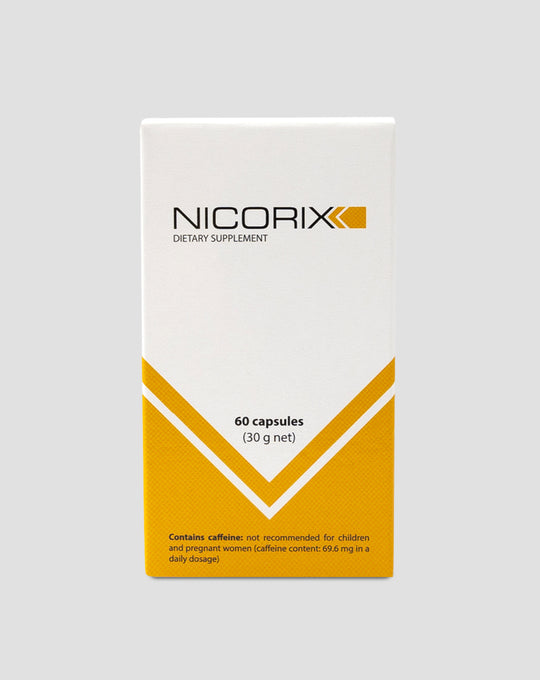 Tabletki wspomagające rzucanie palenia bez nikotyny Nicorix 60 kapsułek